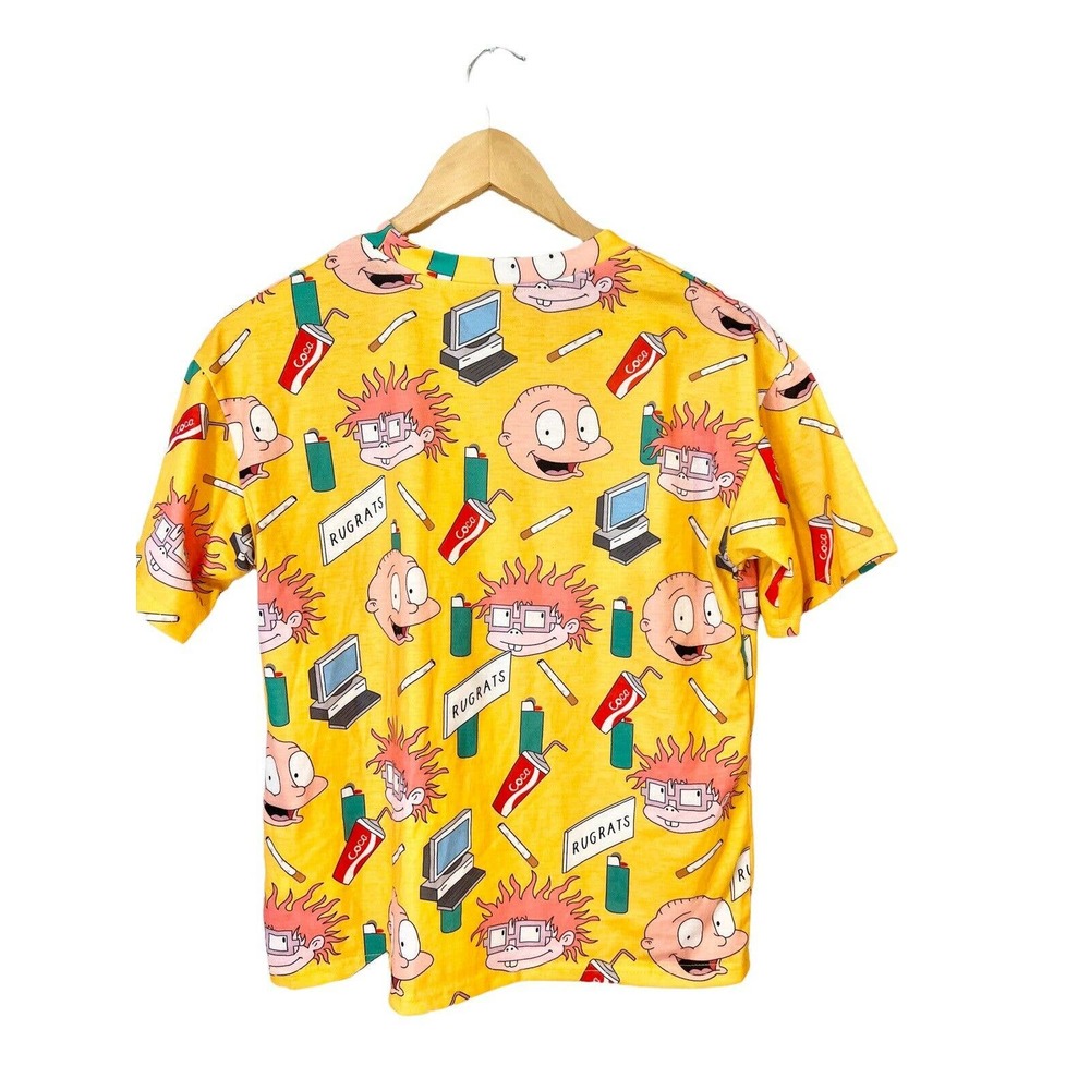 Rugrats Small Yellow Short Sleeve Shirt Tommy Pickles… - Gem